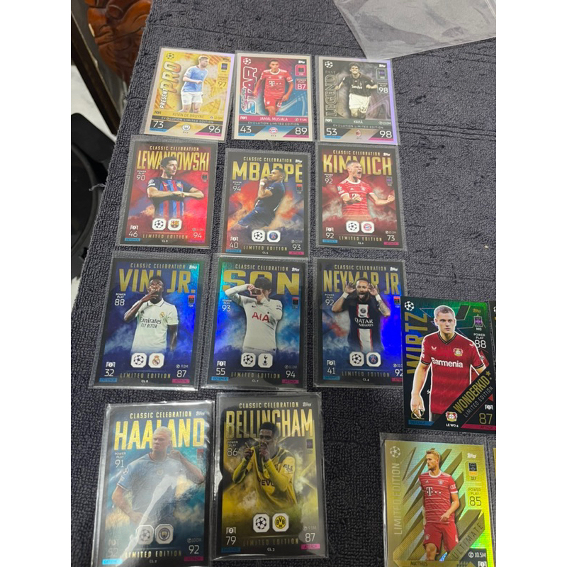 MS49 Thẻ Lẻ Cầu Thủ bóng Đá Match Topps Attax Limited siêu hiếm Mùa 22/ ...