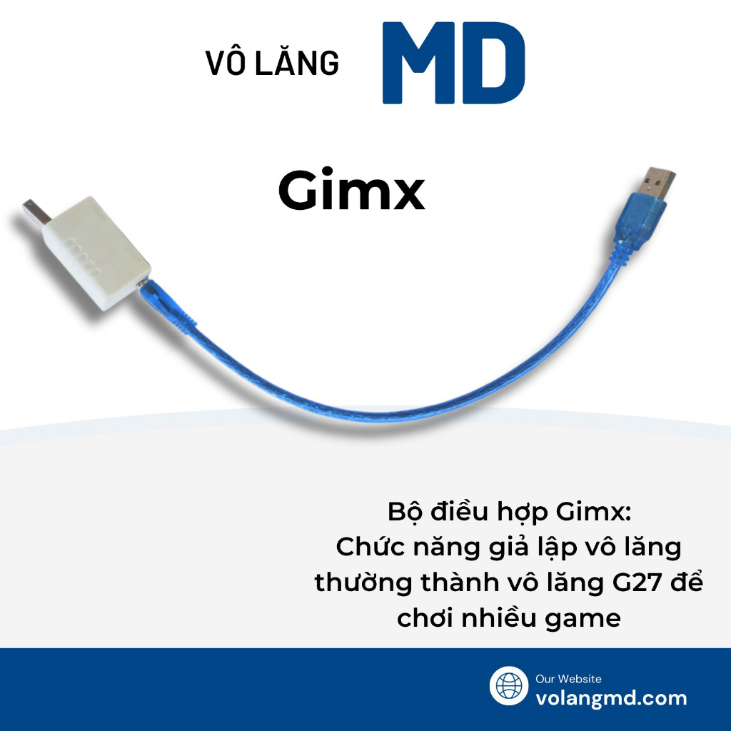 Bộ điều hợp Gimx biến vô lăng thường thành vô lăng Logitech G27 ...