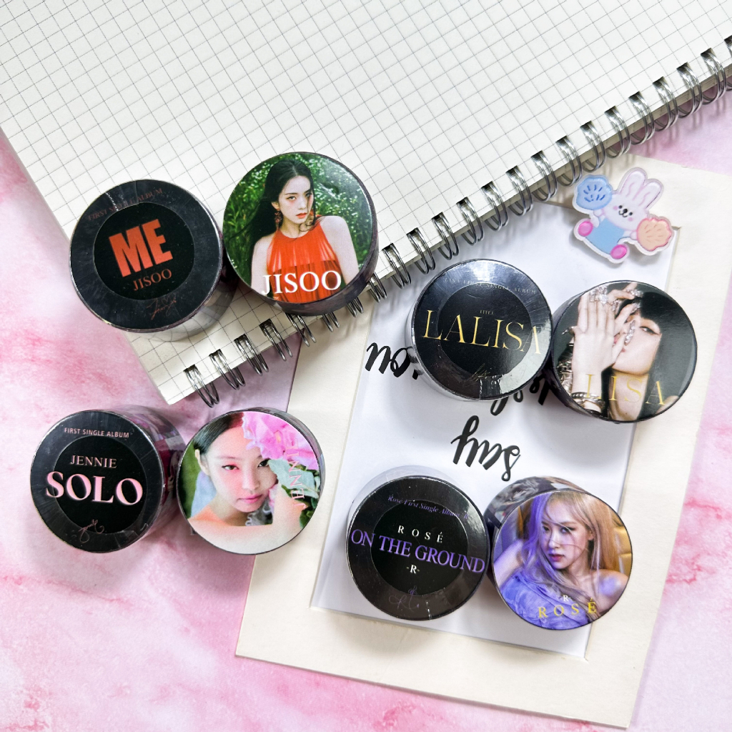 BĂNG KEO/ STICKER CUỘN IN HÌNH BLACKPINK DÁN TRANG TRÍ SỔ TAY | Shopee ...