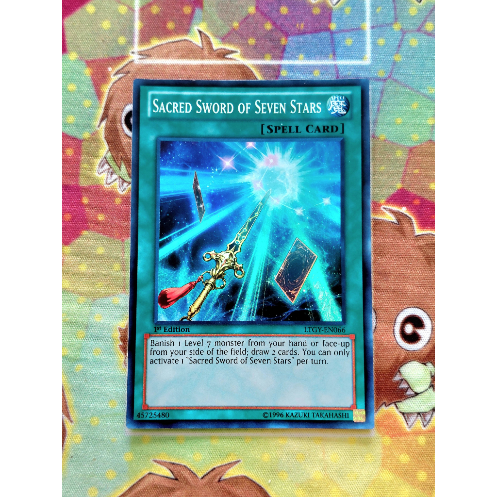 [ Đỗ Lạc Shop ] Thẻ Bài Mint90 Yugioh Spell Sacred Sword of Seven Stars - LTGY-EN066 - Super ...