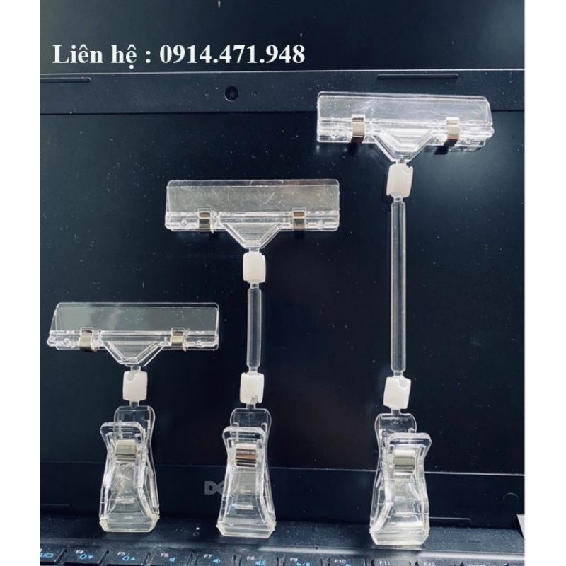 Kẹp nhựa siêu thị, kẹp bảng giá đầy đủ kích thướt trưng bày kệ ...