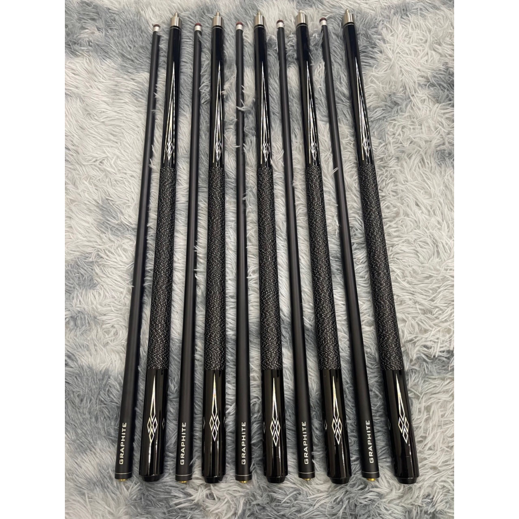 Cơ Bi-da bida Phủ carbon Graphite ( Tăng đầy đủ phụ kiện Bao , Găng , Lơ), Cơ bida giá rẻ, Học ...