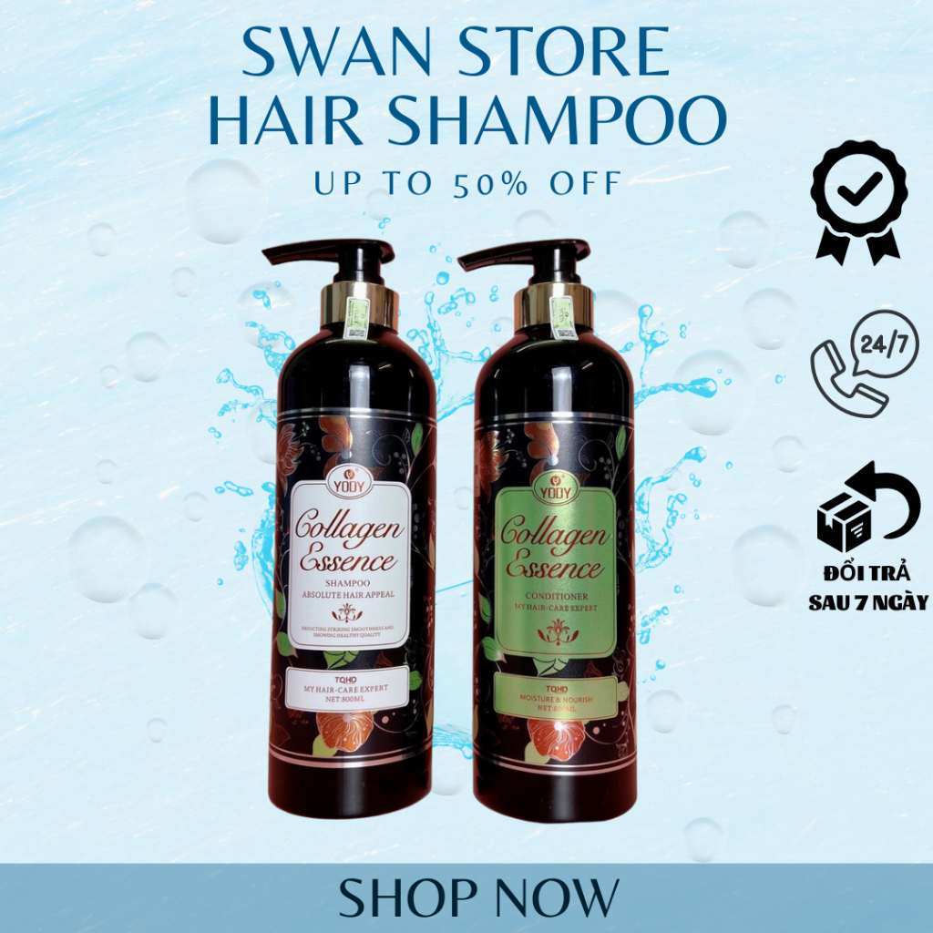 Dầu Gội Cặp COLLAGEN ESSENCE YODY Phục Hồi Và Kích Thích Mọc Tóc ...