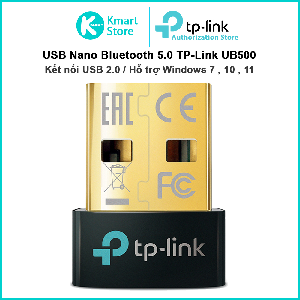 USB Nano Bluetooth 5.3 TP-Link UB500 / Bluetooth 5.3 TP-Link UB500 Plus | Gắn là chạy | Dễ sử ...