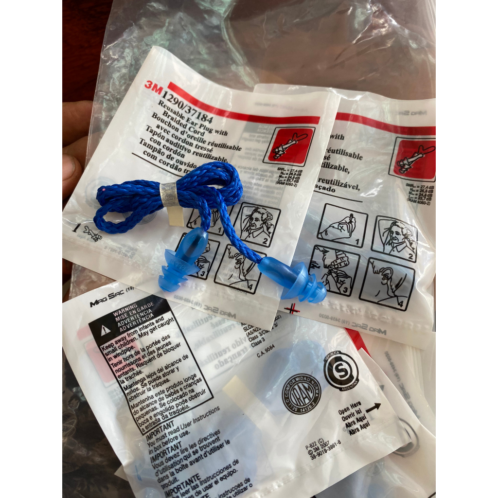 ( Combo 5 Cặp ) Nút tai 3M 1290- ( Hàng chính hãng ),Nhét bị tai 3M ...