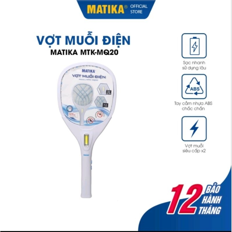 VỢT MUỖI ĐIỆN MATIKA MTK-MQ20 | Shopee Việt Nam