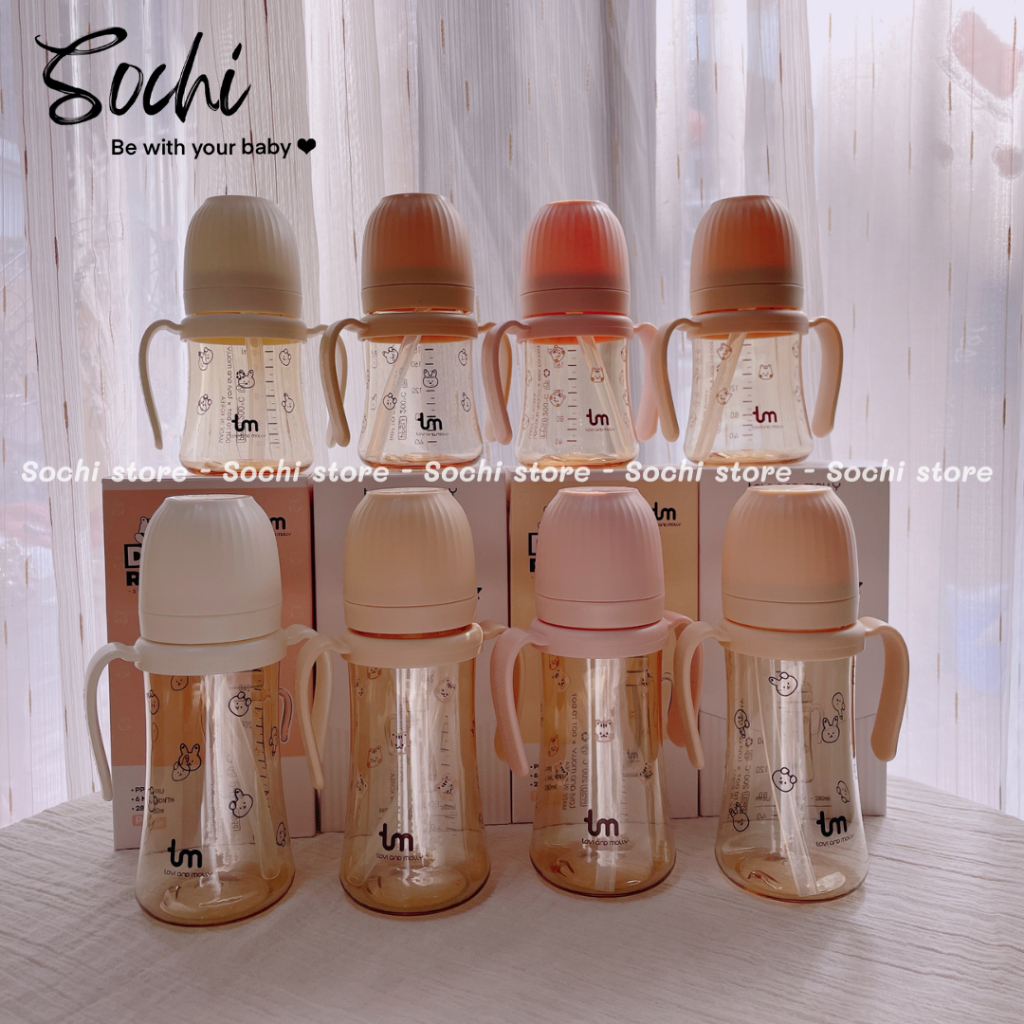 Bình ống hút Tovi anhd Molly x Dottodot 180ml/280ml [Chính hãng] | Shopee Việt Nam