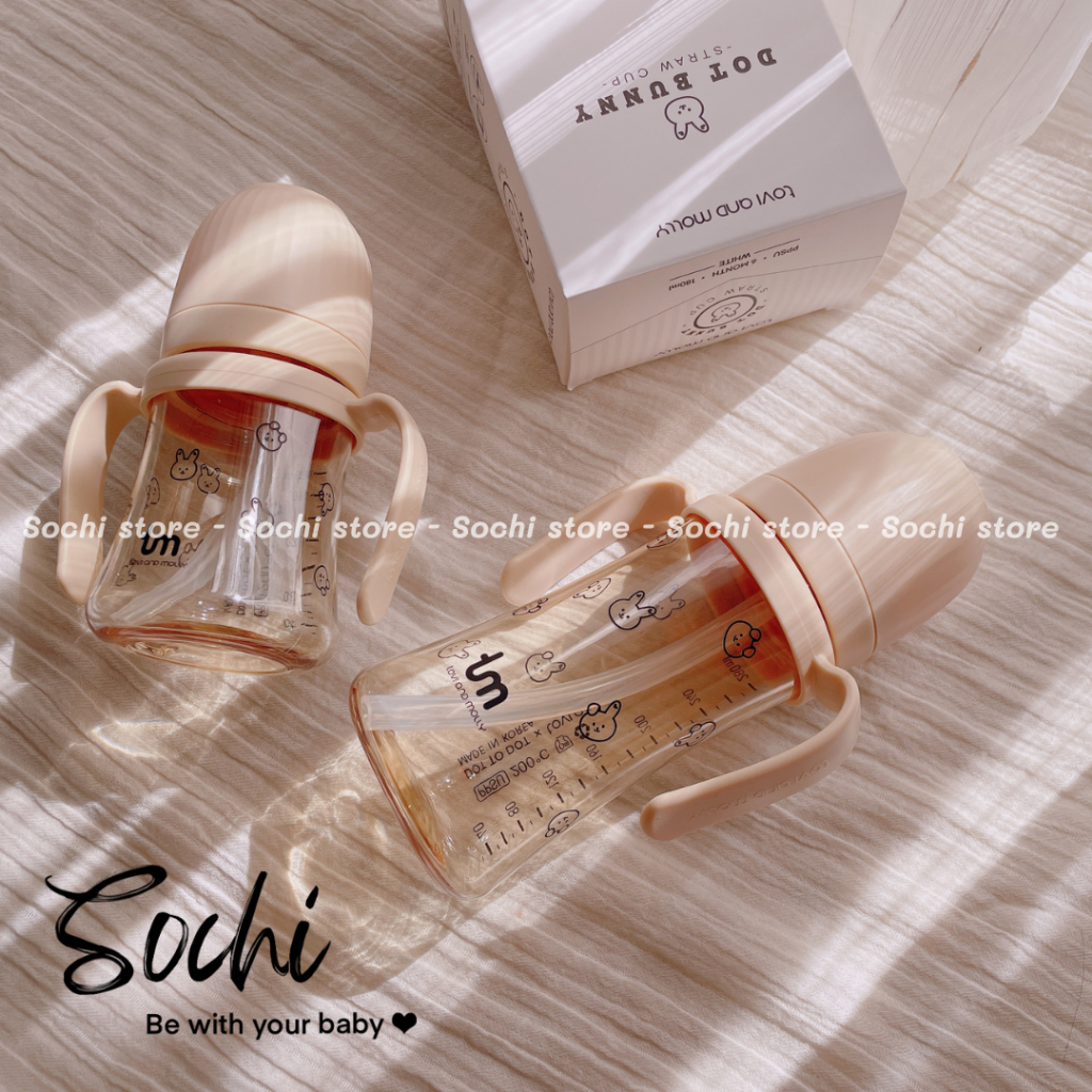 Bình ống hút Tovi anhd Molly x Dottodot 180ml/280ml [Chính hãng] | Shopee Việt Nam