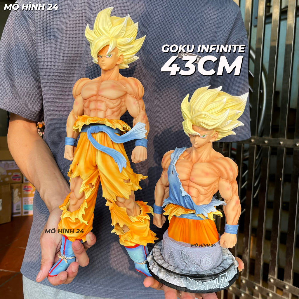 🔶 Mô hình goku ss2 namek infinite studio nhân vật dragon ball figure ...