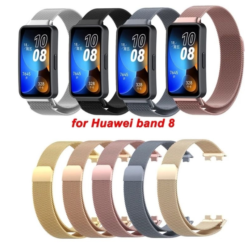 Dây đeo Milanese loop thép dành cho Huawei Band 8 và Huawei band 9 ...