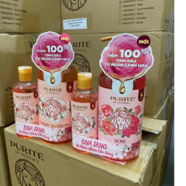 [ Mua 1 tặng 1] Sữa Tắm Purité Mềm Mịn tinh dầu thiên nhiên SỮA TẮM ...