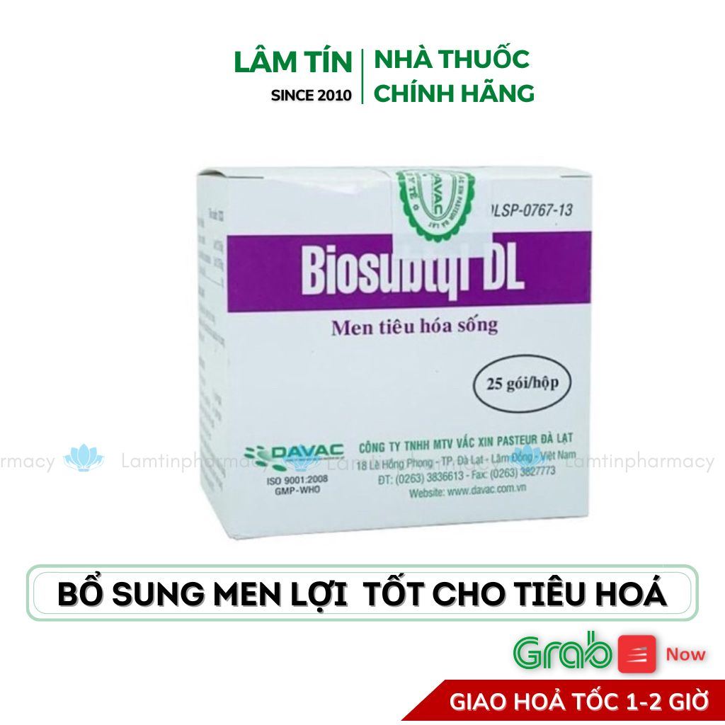 Men Tiêu Hoá Sống Biosubtyl DL Hết Rối Loạn Tiêu Hoá Chính Hãng (Hộp 25 ...