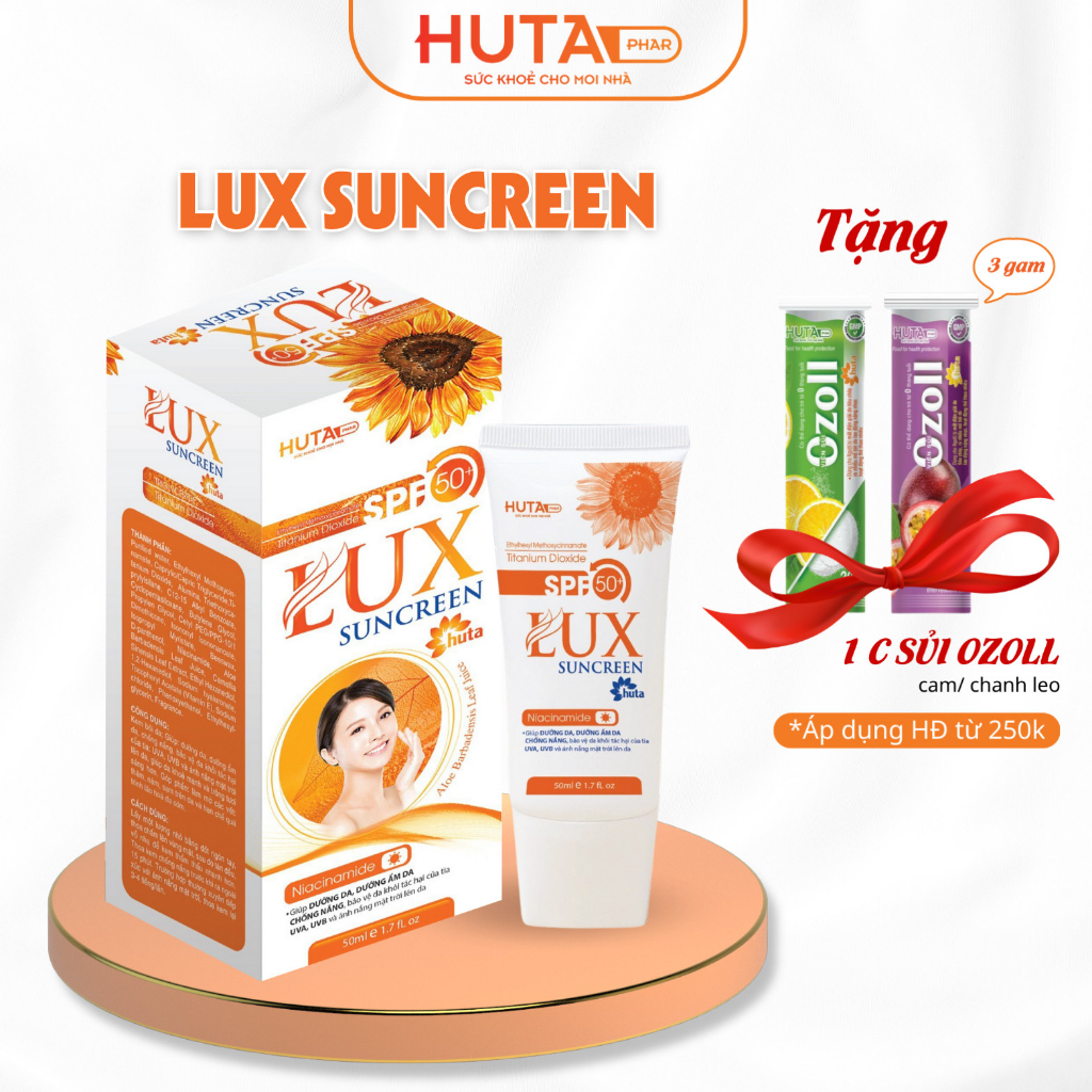 Kem chống nắng SPF 50+ LUX suncreen Huta -50ml | Shopee Việt Nam