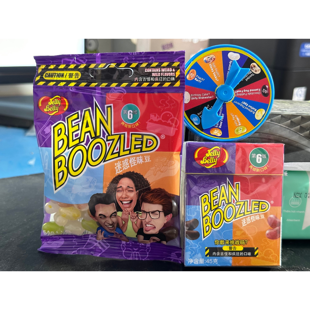 [TRỢ GIÁ] KẸO THỐI BEAN BOOZLED MỸ HỘP SẮT KÈM BÀN XOAY | Shopee Việt Nam