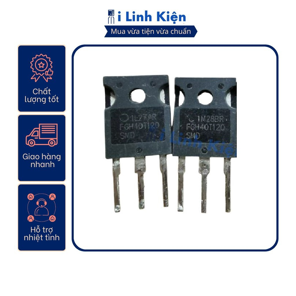 FGH40T120 IGBT 40T120 40A 1200V tháo máy chất lượng tốt. (kiểm tra ...