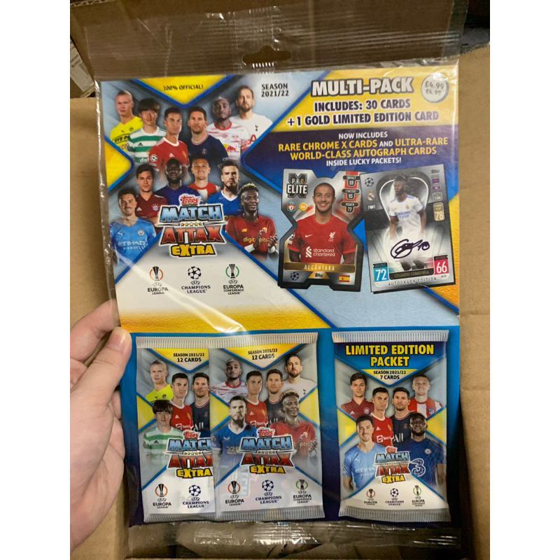 THẺ CẦU THỦ MATCH ATTAX EXTRA 21/22 MULTIPACK (31 thẻ) | Shopee Việt Nam