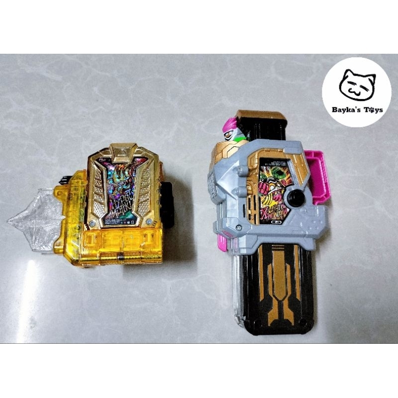 [Chính hãng Bandai]Đồ chơi Dx Maximum Mighty X Gashat & Hyper Muteki Gashat dòng Kamen Rider Ex ...