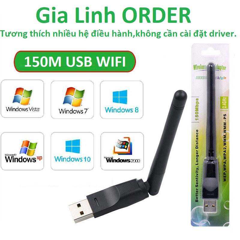 USB Wifi USB thu Wifi Có Anten không dây 5GHz 2.4GHz 600Mbps cho máy ...