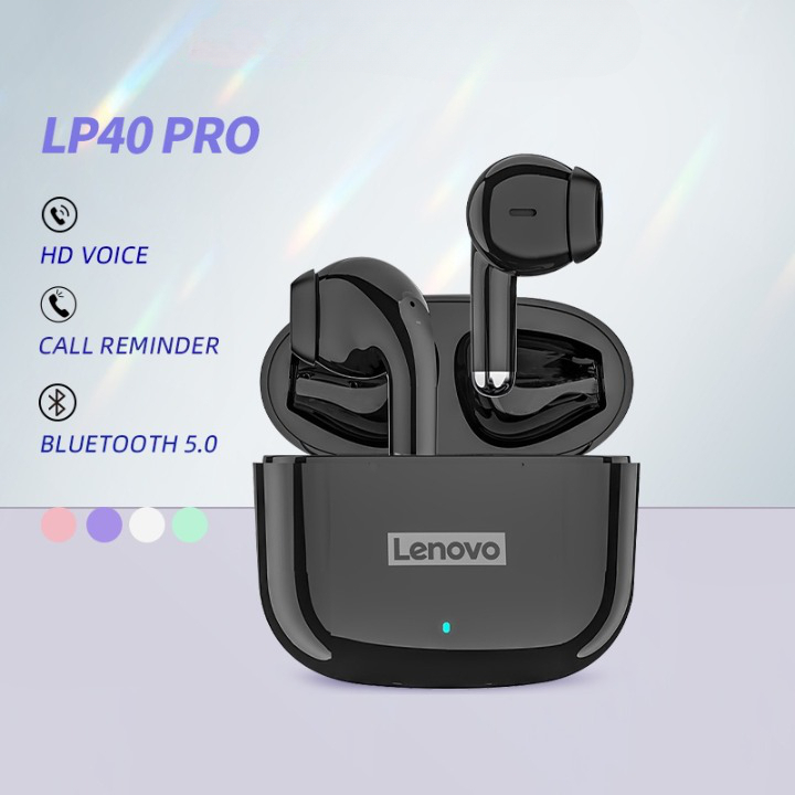 Tai Nghe Bluetooth Lenovo LP40 Pro Bluetooth 5.1 có chất lượng âm thanh tốt và tích hợp micro ...