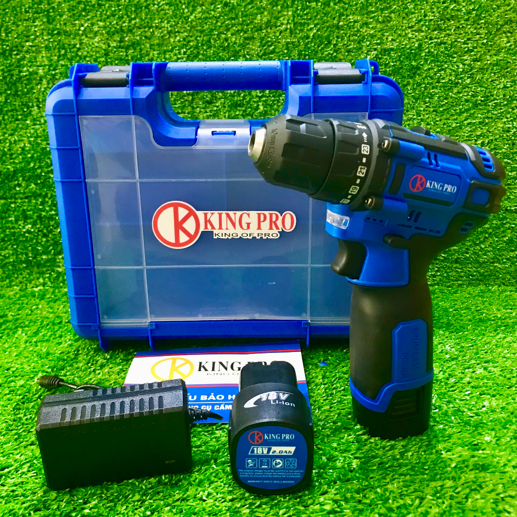 Máy khoan pin King Pro 18V - Chính hãng | Shopee Việt Nam