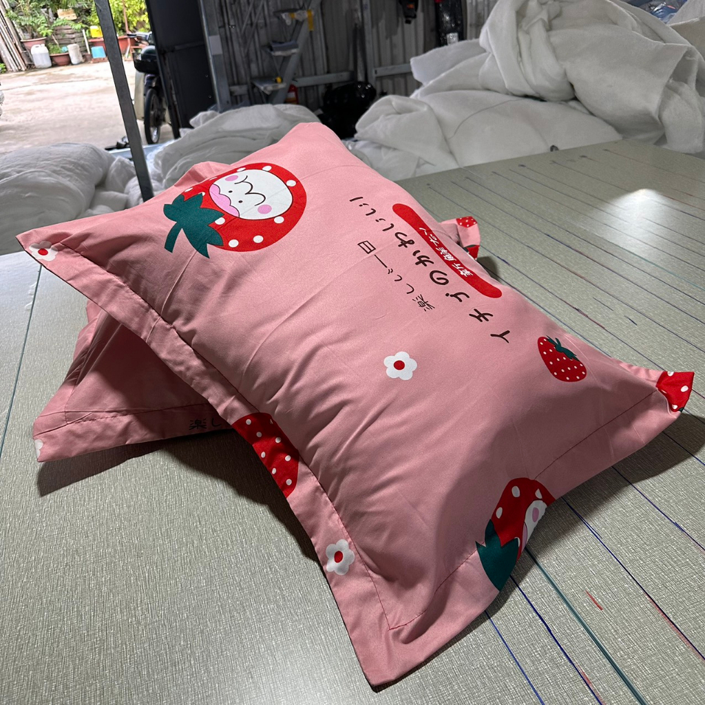 Vỏ gối nằm,vải cotton poly_vỏ gối đẹp,dễ thương_hàng không kèm ruột_ đủ ...