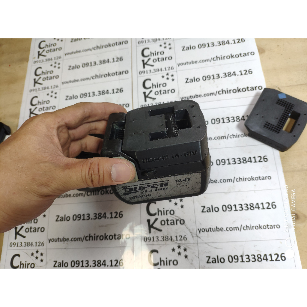 Đế lấy nguồn dùng cho pin Hitachi 14V 18V li-ion | Shopee Việt Nam