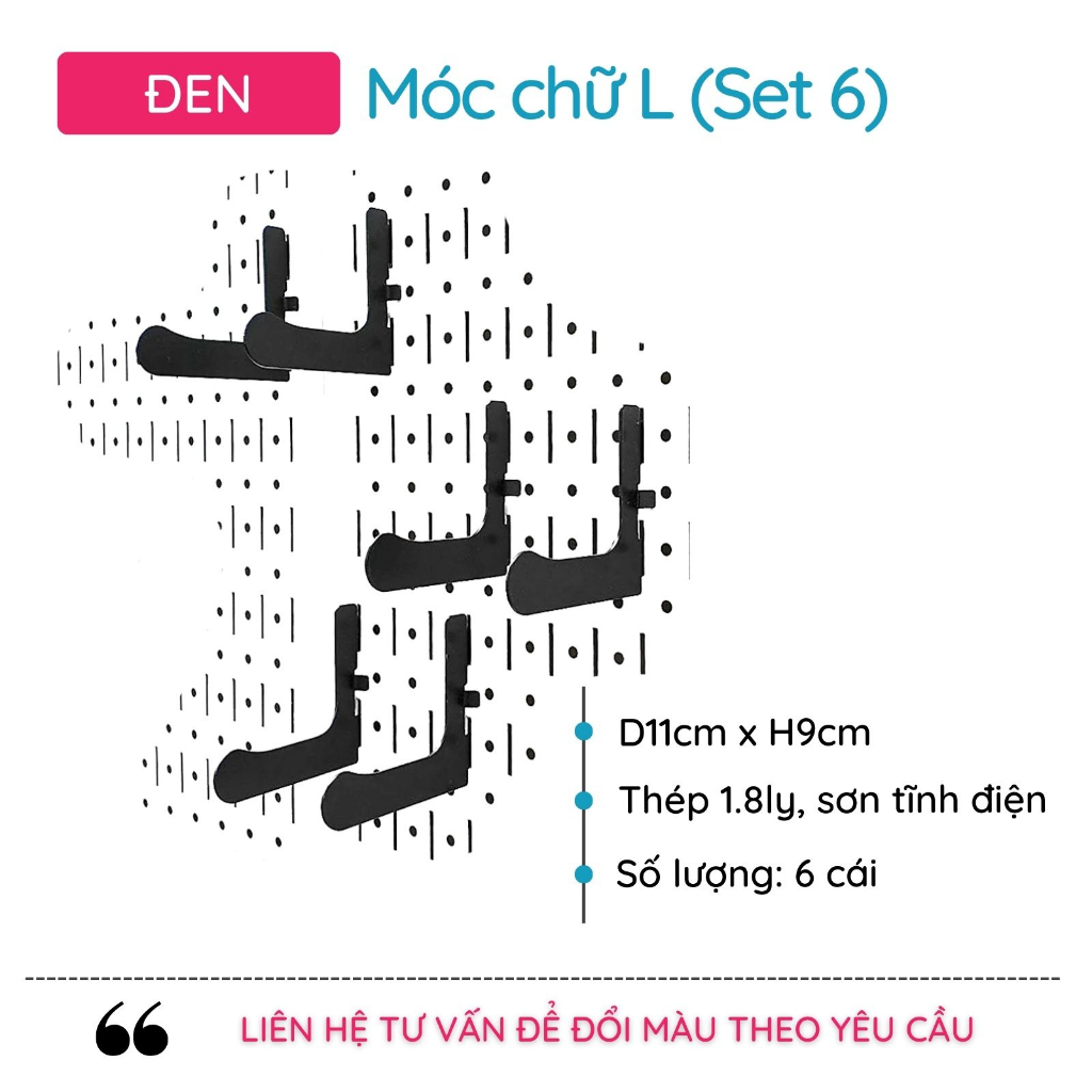 Bảng Pegboard Kim Loại & Phụ Kiện Móc Treo Dụng Cụ Cơ Khí Chuyên Nghiệp ...