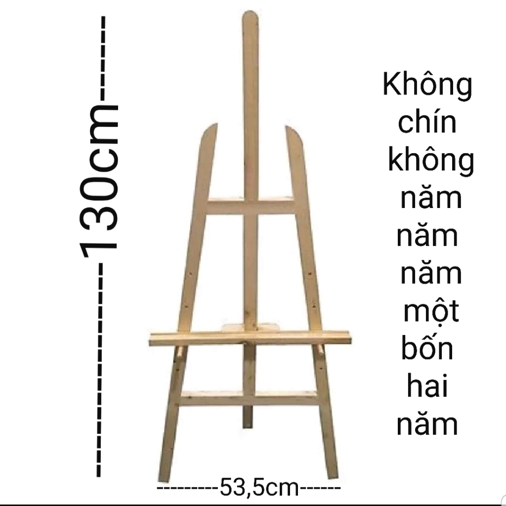 GIÁ VẼ GỖ THÔNG TỰ NHIÊN. GIÁ VẼ, GIÁ TRƯNG BÀY TRANH CAO 130CM ...