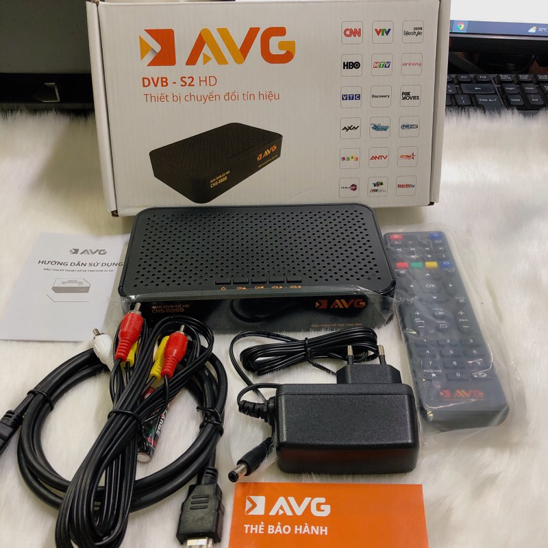 Đầu Thu Vệ Tinh Mobi Tivi AVG S2 Hd .hàng chính hãng | Shopee Việt Nam