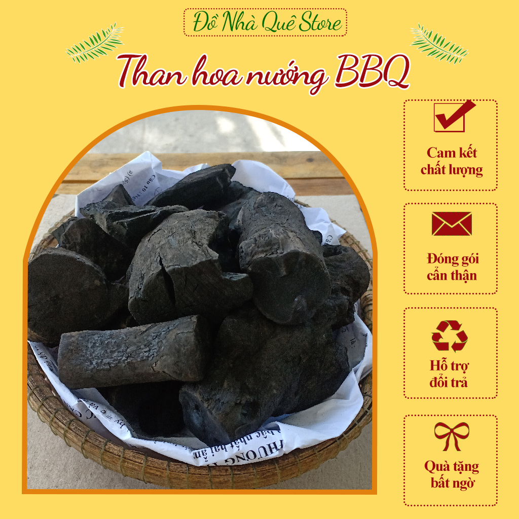 1kg than nướng BBQ - than hoa nhanh đỏ, lâu tàn tro | Shopee Việt Nam