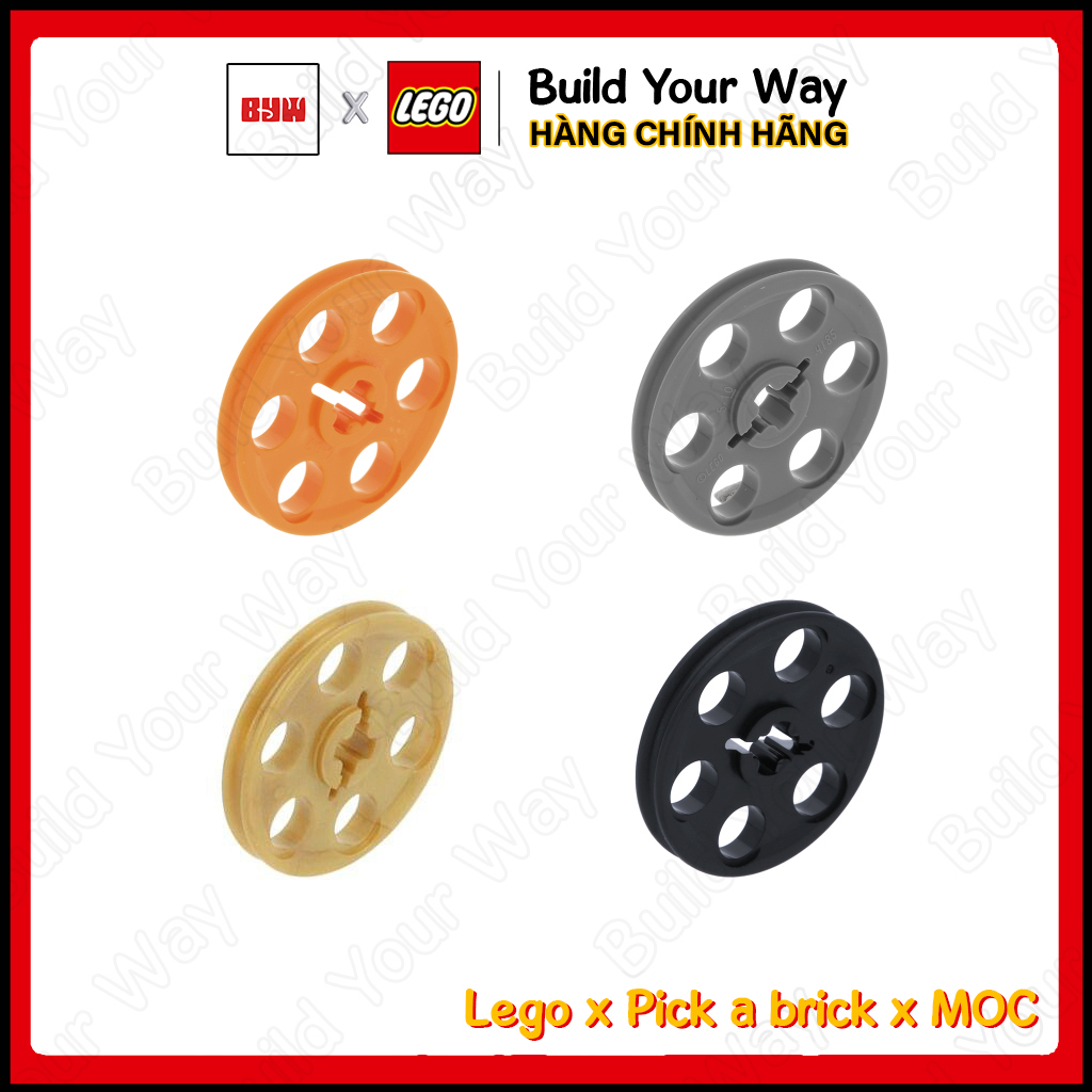 Gạch Lego chính hãng Vòng xoay ròng rọc, Bánh xe / Part 4185: Technic ...
