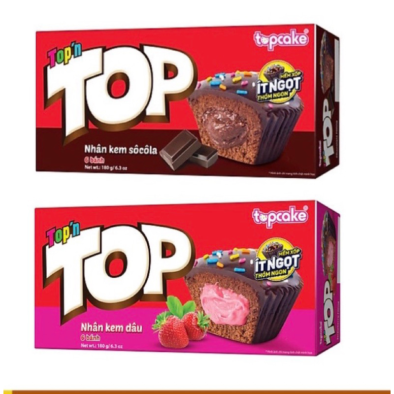 Bánh Topcake hộp 6 cái - Hàng công ty chính hãng | Shopee Việt Nam