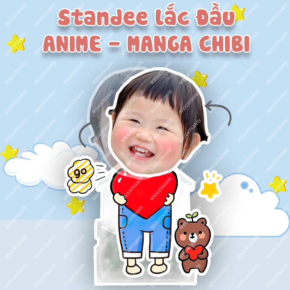 Standee Lắc Đầu Chibi Cute Aesthetic Phim Ảnh Hoạt Hình Hàn Quốc Trung ...