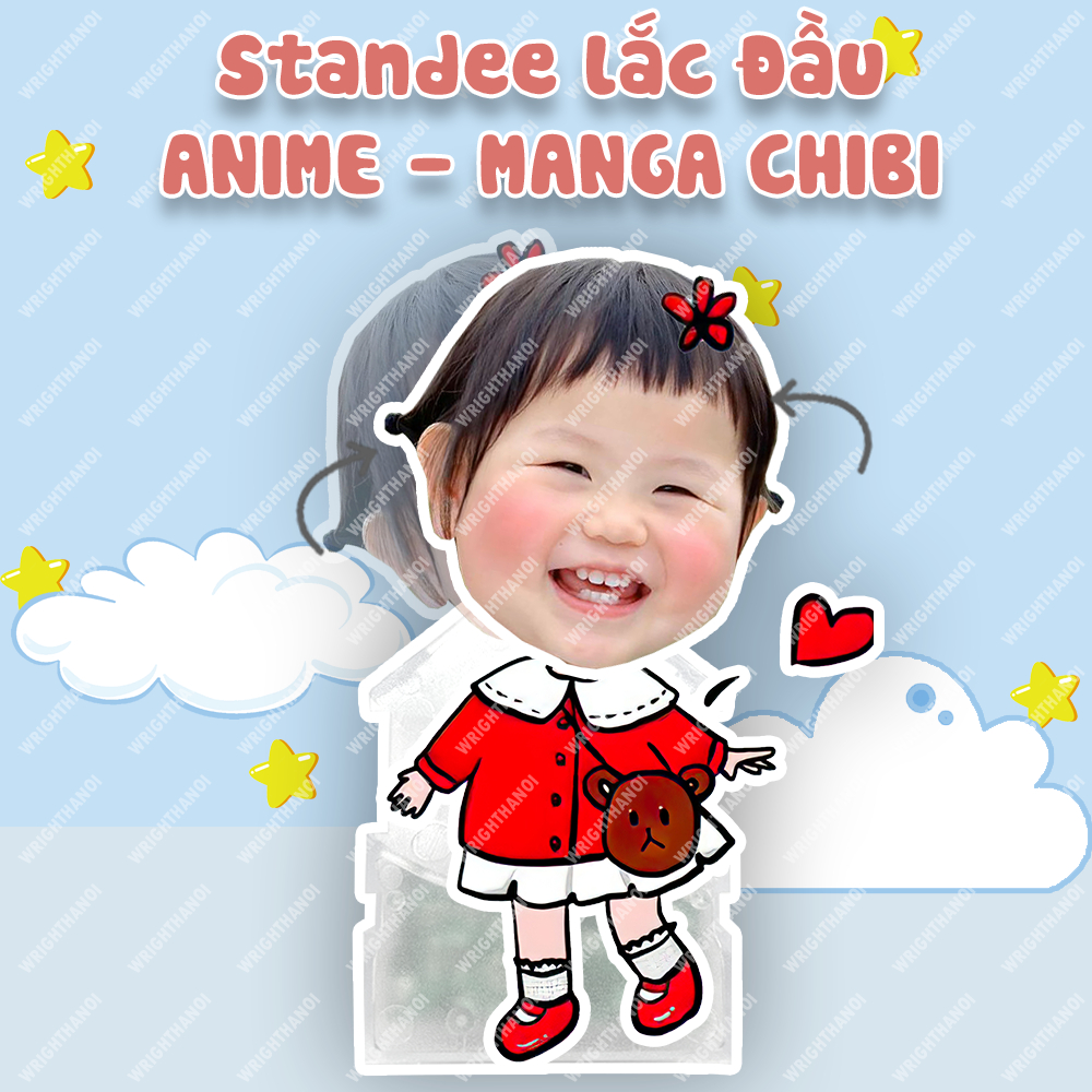 Standee Lắc Đầu Chibi Cute Aesthetic Phim Ảnh Hoạt Hình Hàn Quốc Trung ...