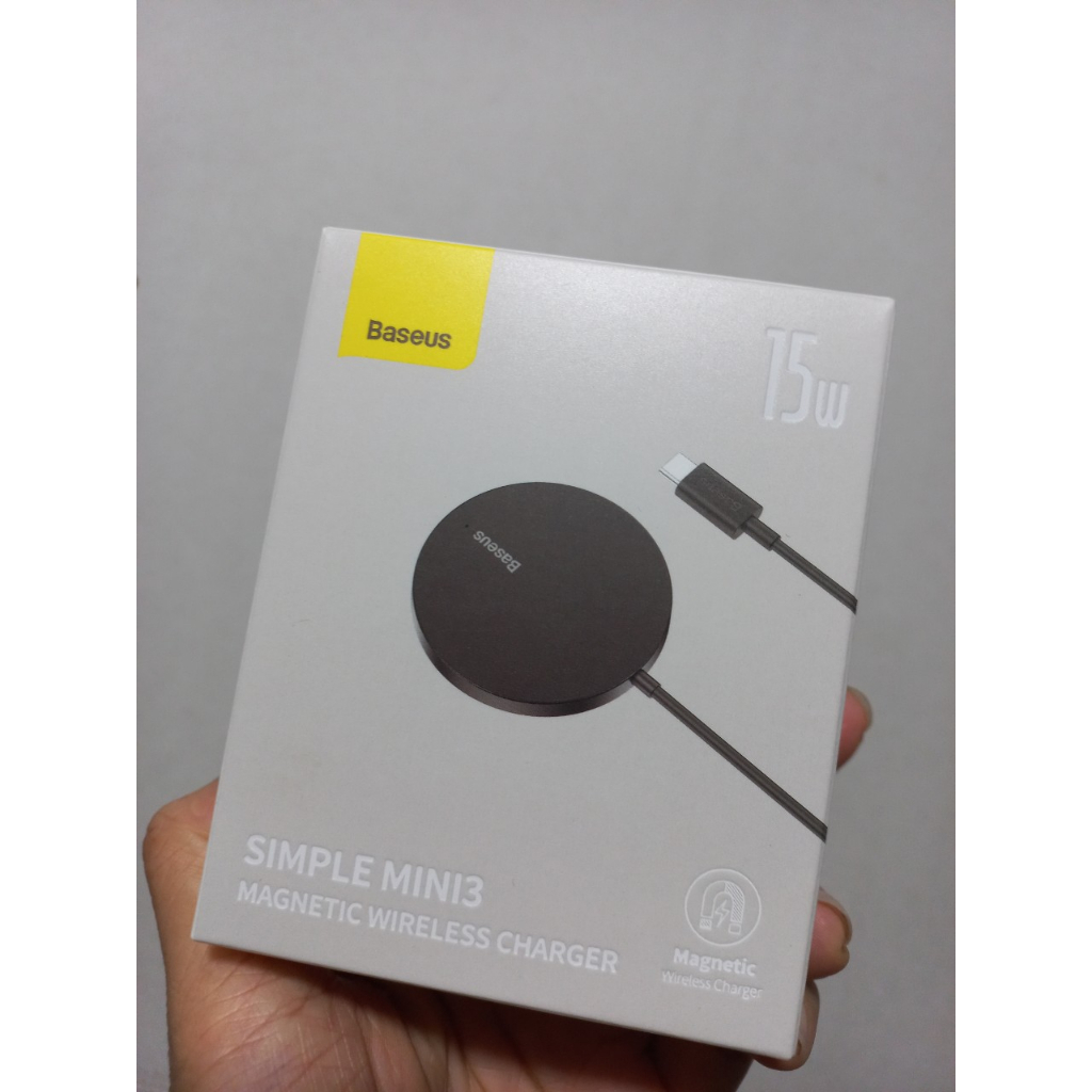 Đế sạc không dây nam châm 15W cổng Type_C Baseus Simple Mini3 BS-W529 (Gen 3) | Shopee Việt Nam