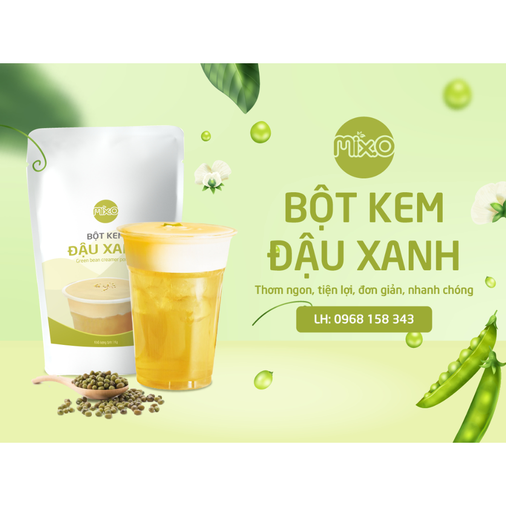 Bột kem đậu xanh Mix.O - Túi 1kg | Shopee Việt Nam