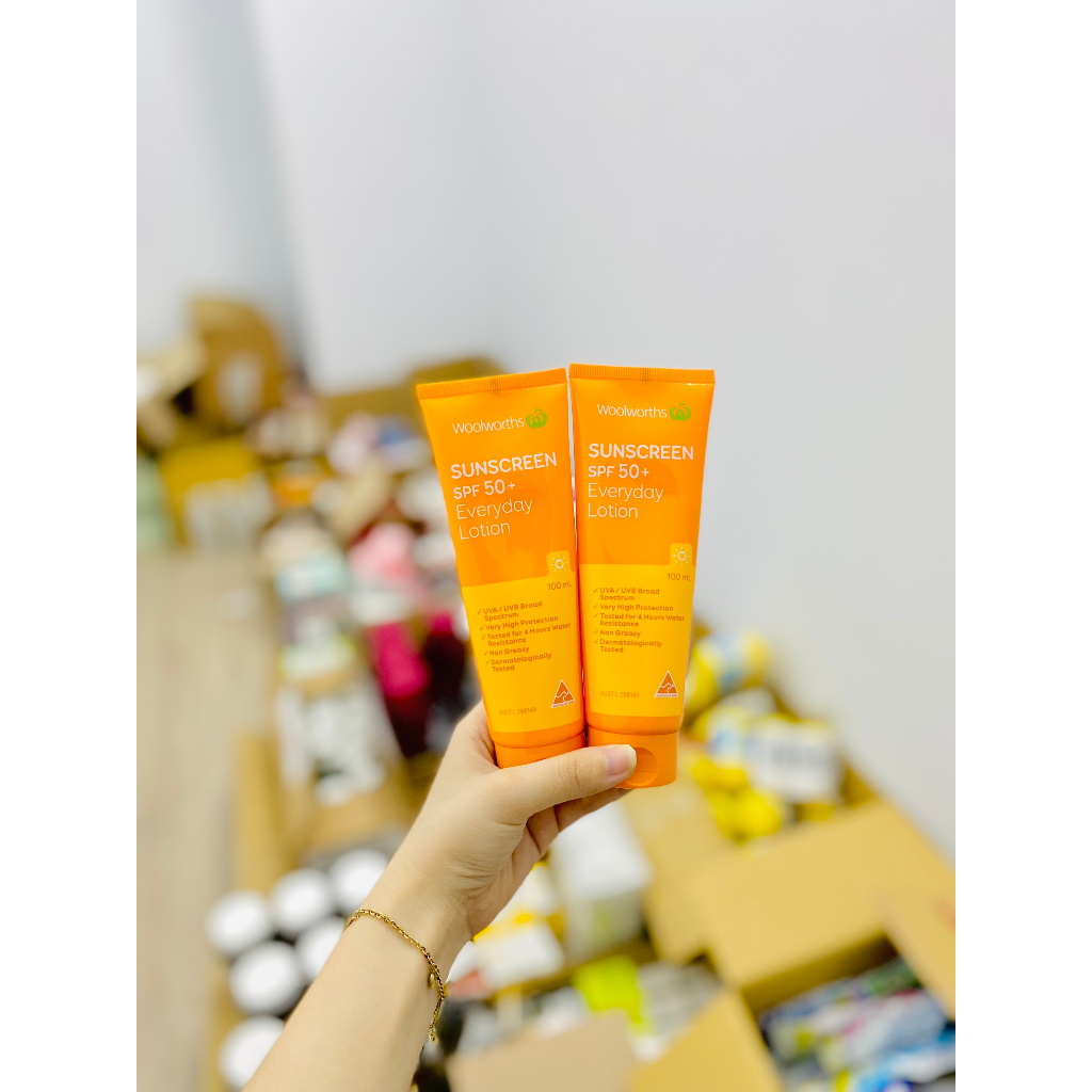 KEM CHỐNG NẮNG WOOLWORTHS BODY 100ml (HÀNG ÚC) | Shopee Việt Nam