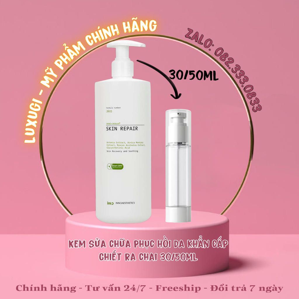 (15/30/50gr) Kem Dưỡng Phục Hồi Da Khẩn Cấp Innoaesthetics Inno Derma ...