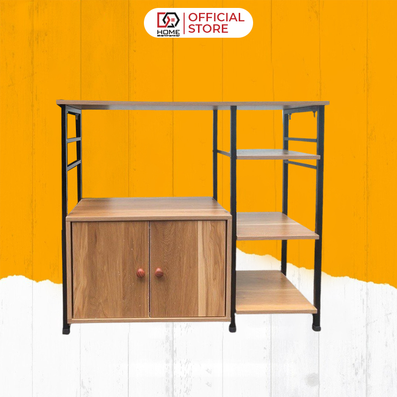 Kệ Bếp Đơn để đồ đa năng khung sắt tĩnh điện,phong cách Châu Âu chất gỗ MDF dày 12mm hãng DQ ...