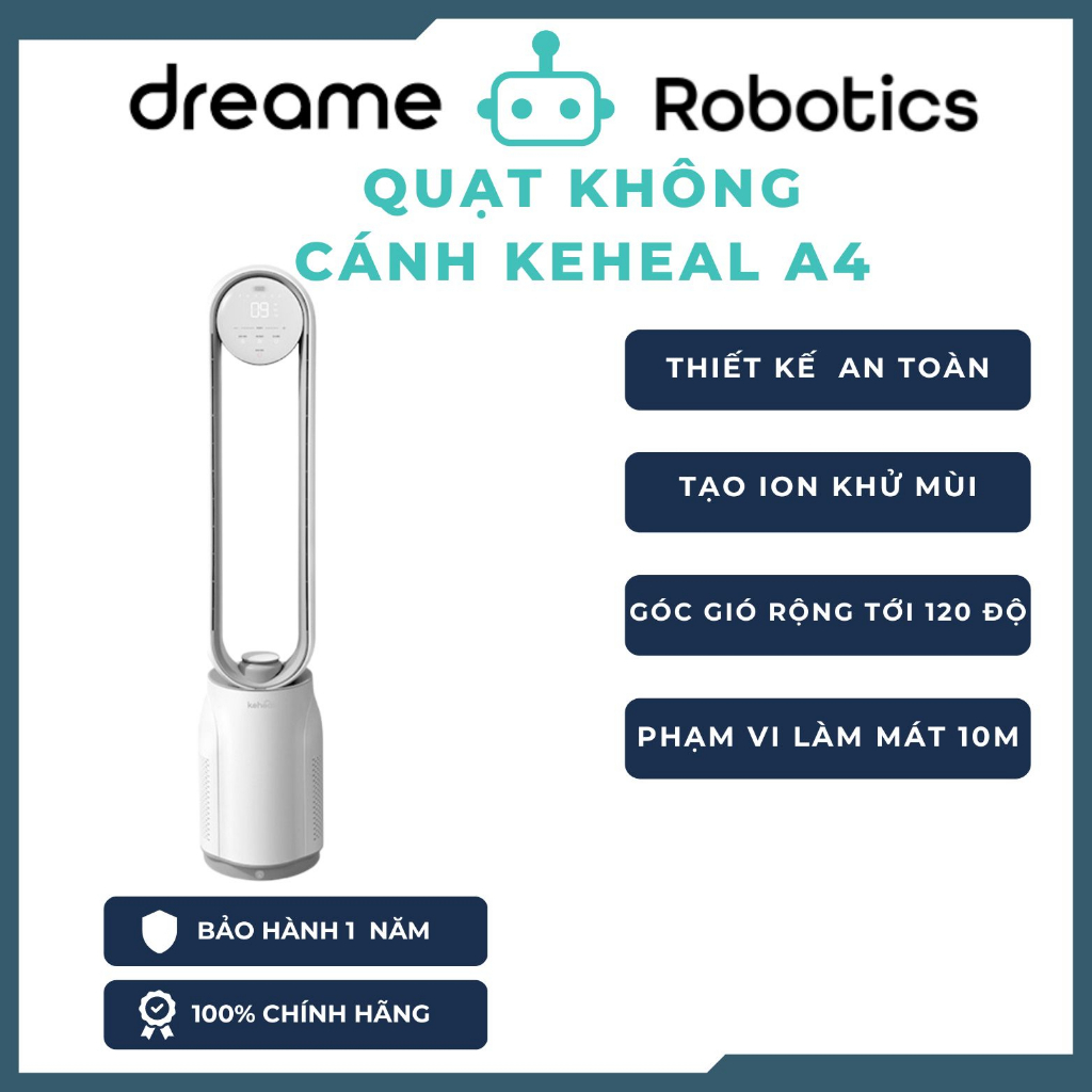 Quạt Không Cánh Tạo Ion Xiaomi KEHEAL A4 | Shopee Việt Nam