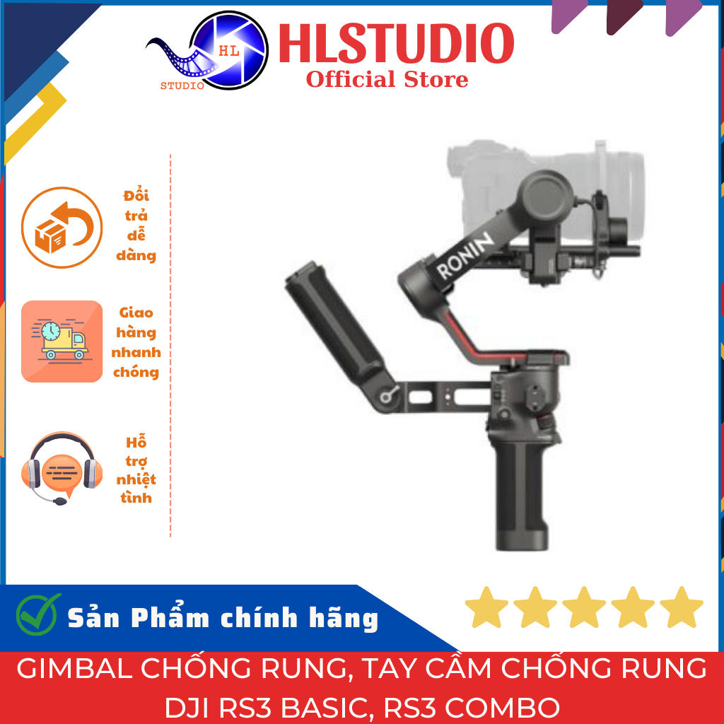 Gimbal Chống Rung, Tay Cầm Chống Rung DJI RS3 Basic, RS3 Combo, RS3 Pro ...