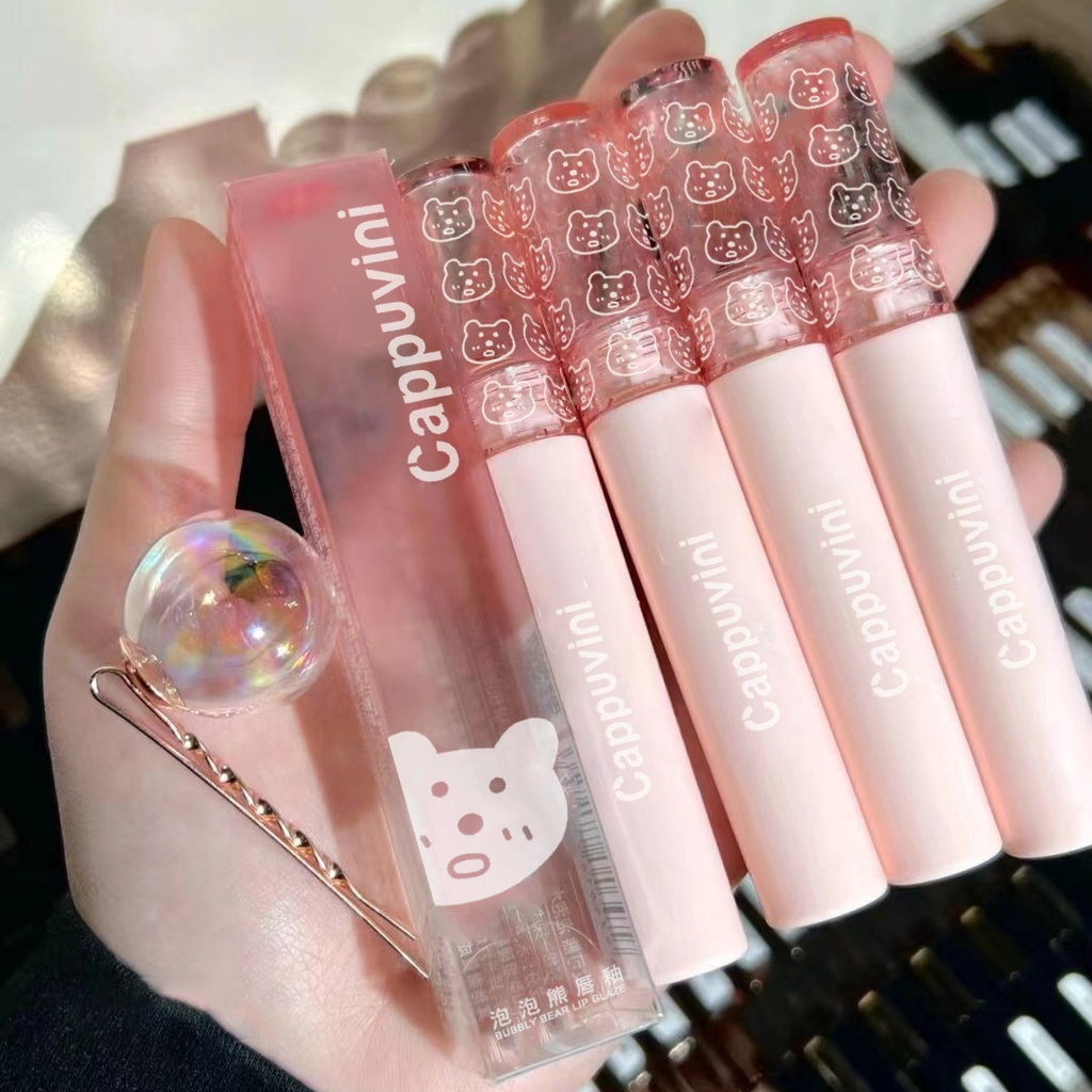 ⚡Son kem Cappuvini® Mềm Mướt Giữ Màu Lâu Son Bóng Căng Mọng - Son bóng ...