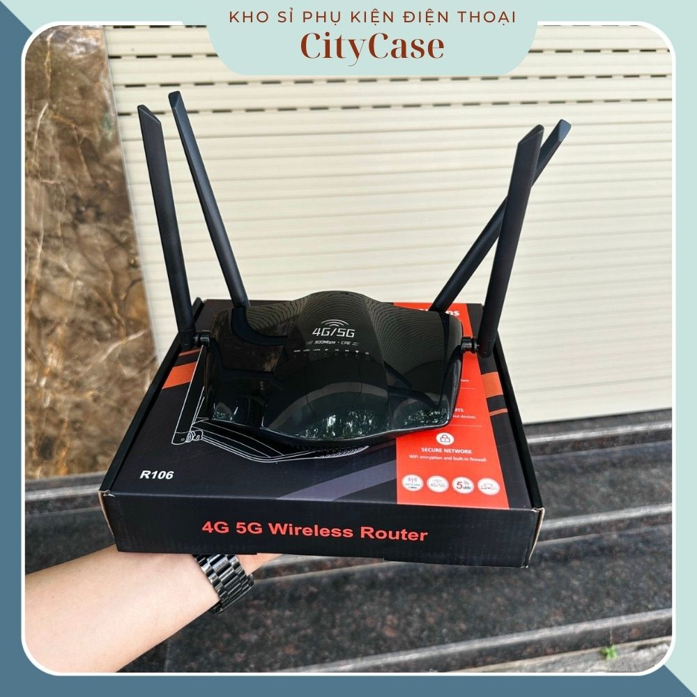 Bộ phát Wifi Router R106 tốc độ 300Mbps phát wifi, lấp sim 4G 5G phát wifi Citycase | Shopee ...