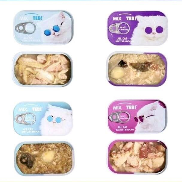 Pate Mix Teb TM mix vị cao cấp bổ sung dinh dưỡng, tăng cân cho mèo con ...