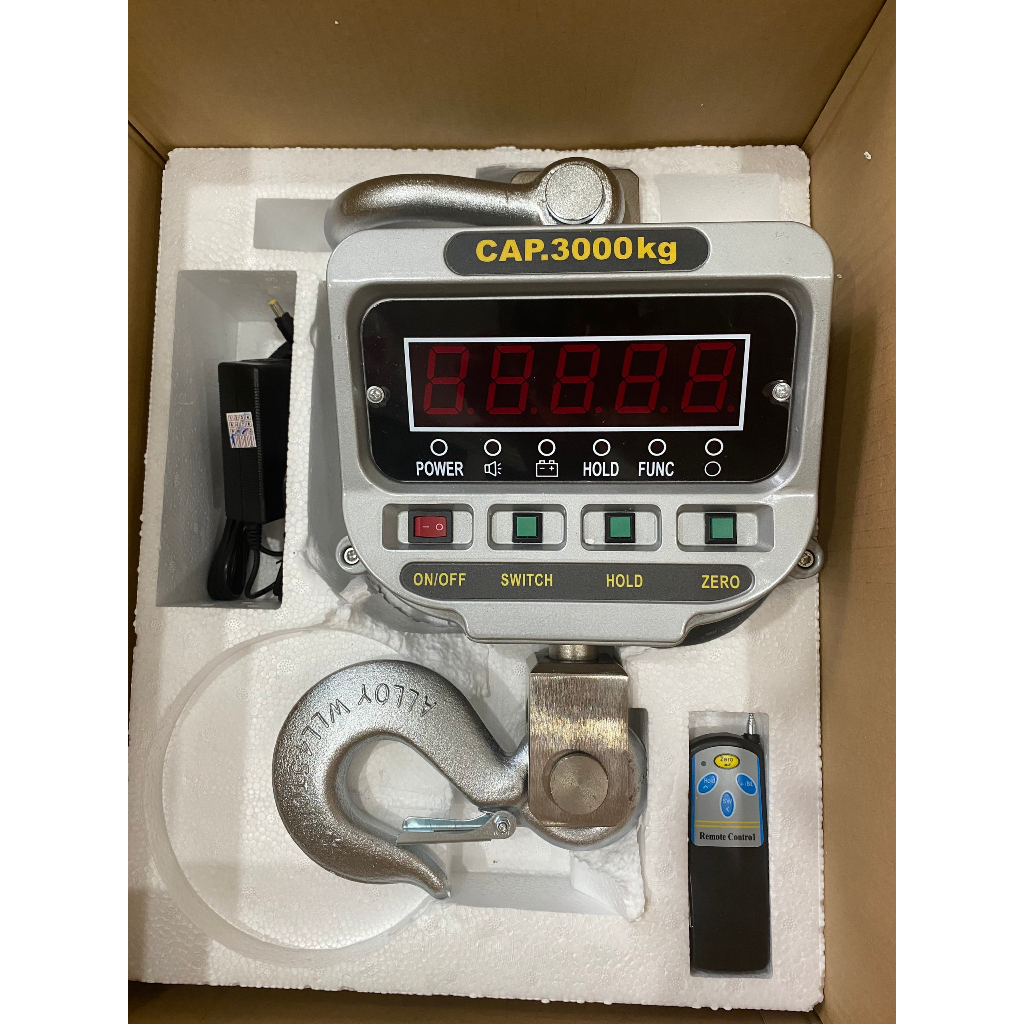 [HÀNG NHẬP KHẨU CHÍNH HÃNG GIÁ RẺ] Cân treo móc cẩu điện tử OCS AAE 5T Mức cân 5000kg độ đọc 1Kg ...