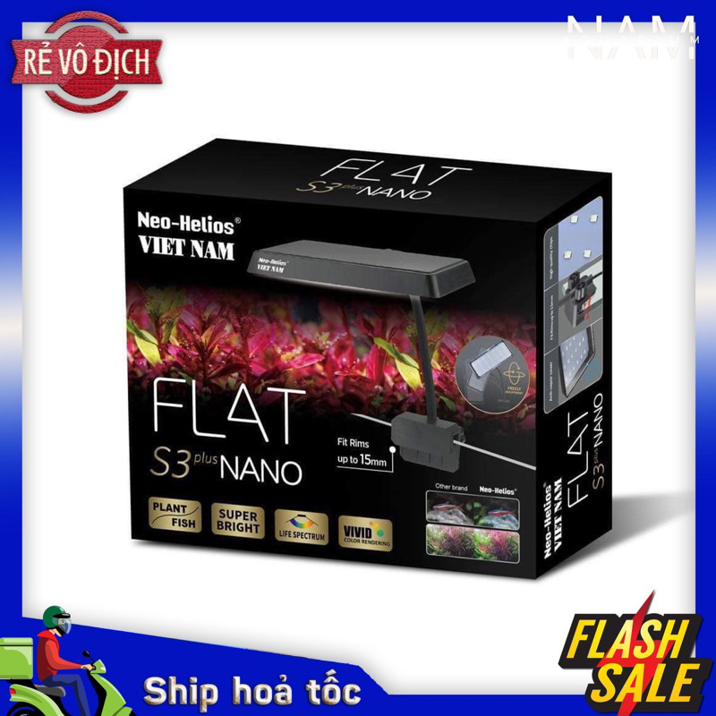Đèn Neo-helios Flat S3 plus Nano-13W-Led RGB 3 in 1 (BH 6 tháng 1 đổi 1 ...