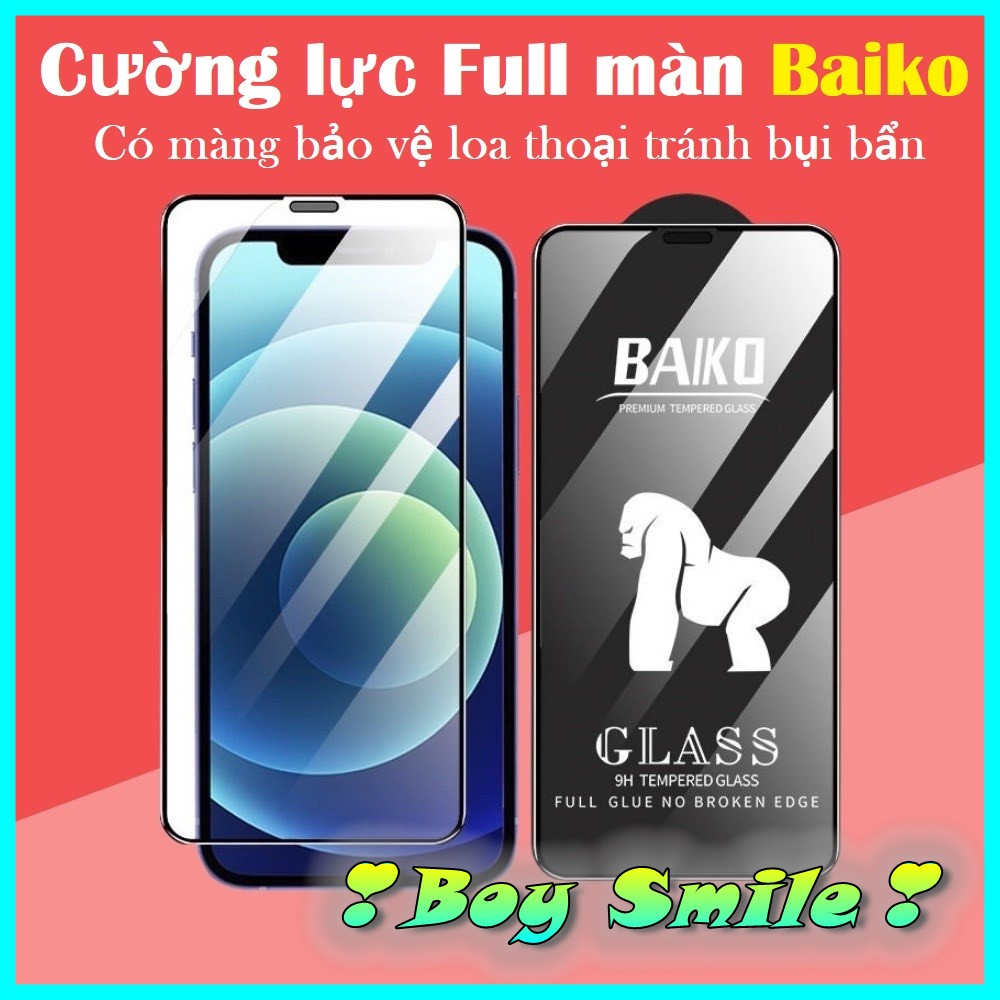 Cường lực Full màn BAIKO cho Iphone X / xs / 11 pro Xr / 11 Xsm / 11 ...