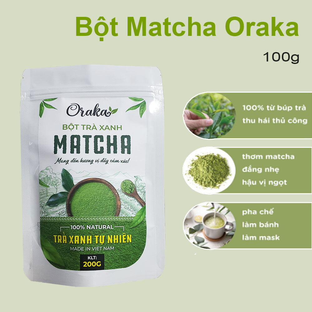 Bột matcha trà xanh oraka sản xuất công nghệ nhật bản tại thái nguyên ...