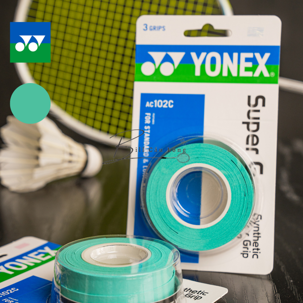 Quấn cán nhựa 3in1 Yonex AC 102C cao cấp HỒNG ĐẬM, 1 cuộn dùng được 3 cây vợt | Shopee Việt Nam