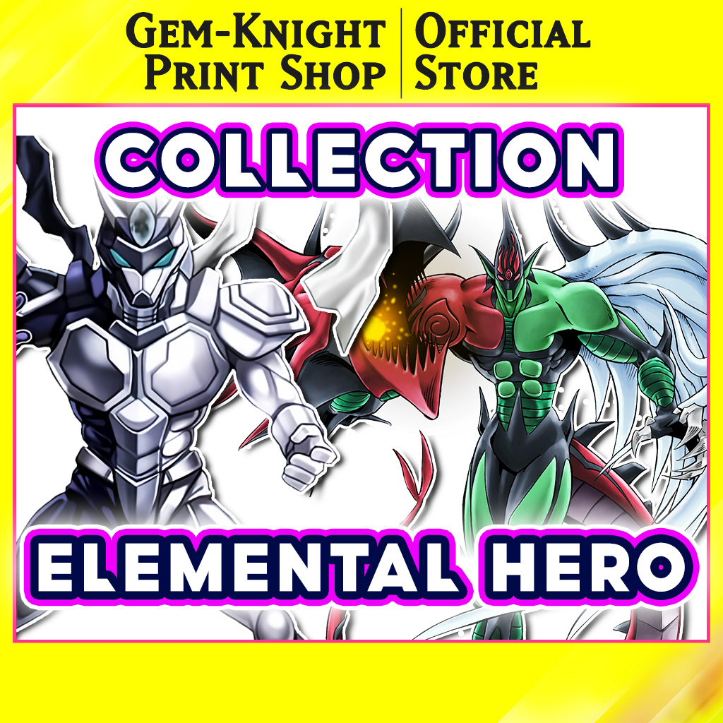[Bài In] Bộ bài Yugioh - Elemental Hero Collection | Shopee Việt Nam